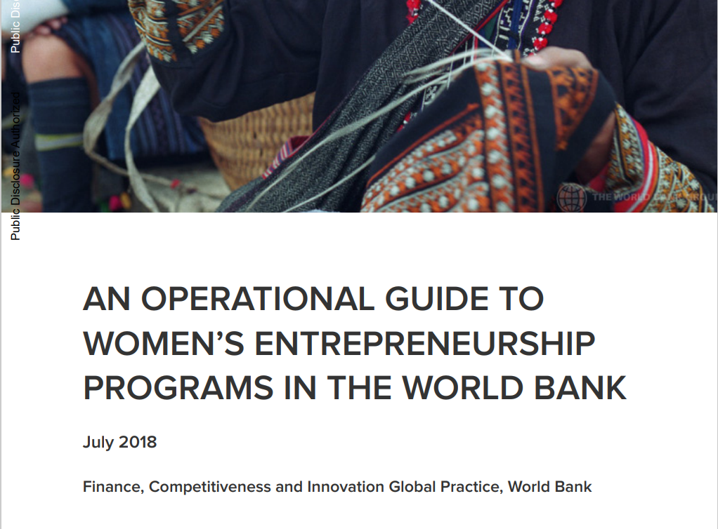An Operational Guide on Women's Entrepreneurship Programs in the World ...